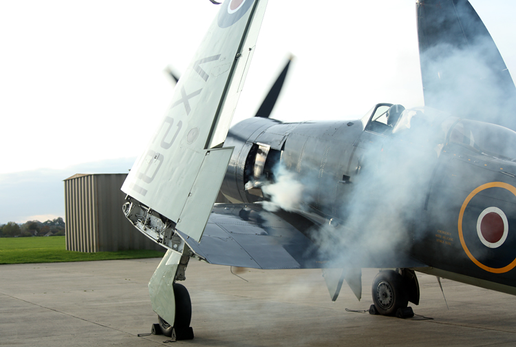 Sixty seconds to save a Sea Fury | Naval Air History